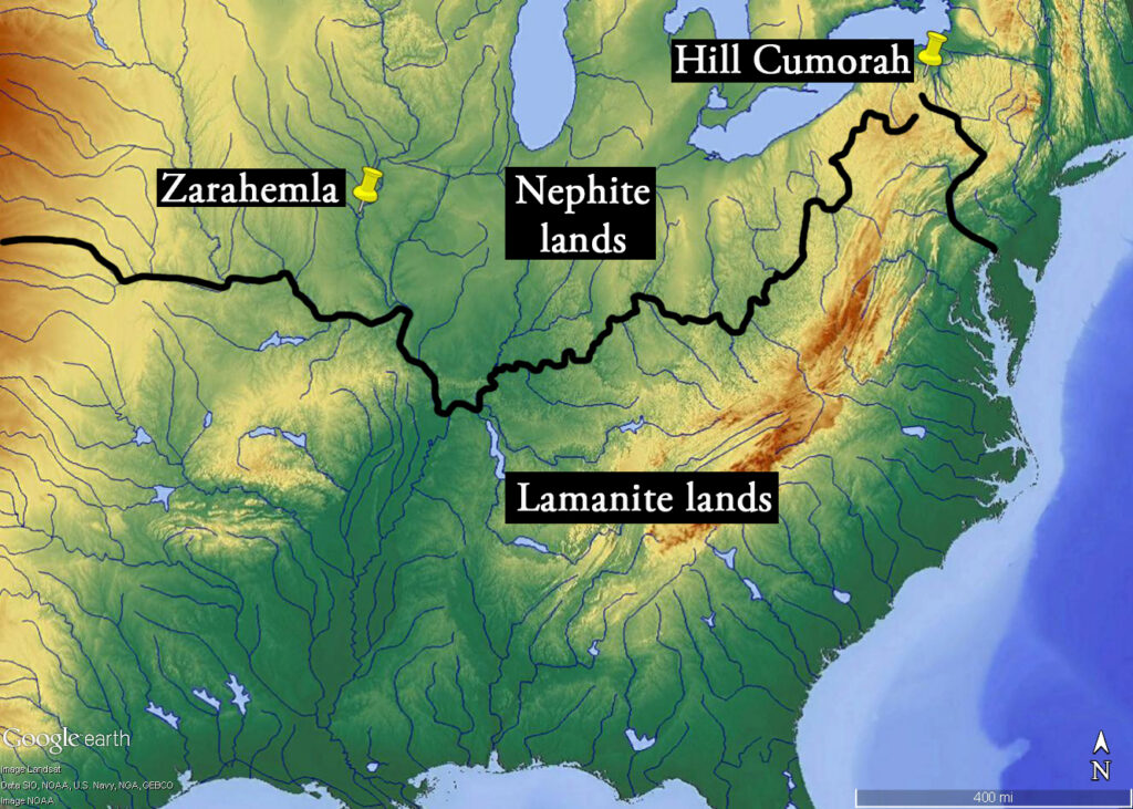 Jonathan Neville Book of Mormon Geography Map | Book of Mormon ...